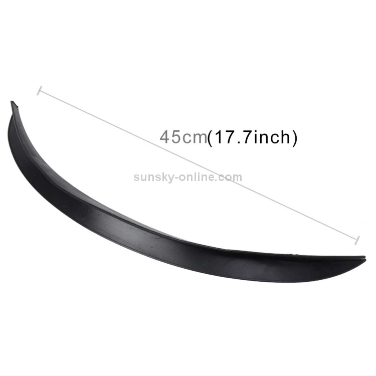 2 PCS 45cm Car Stickers Rubber Large Round Arc Strips Universal Fender ...