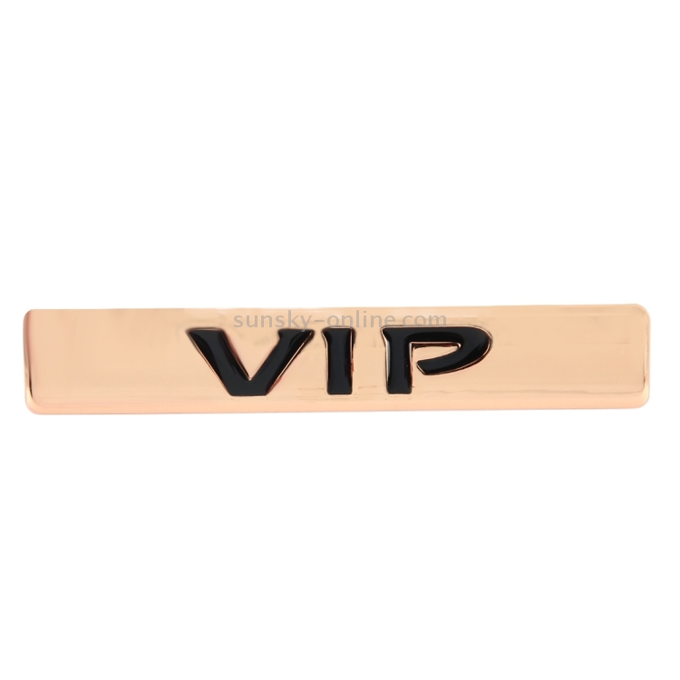 สติกเกอร์ VIP อัตโนมัติป้าย VIP สติ๊กเกอร์ติดรถยนต์โลหะ 3D แฟชั่นโลโก้ ...