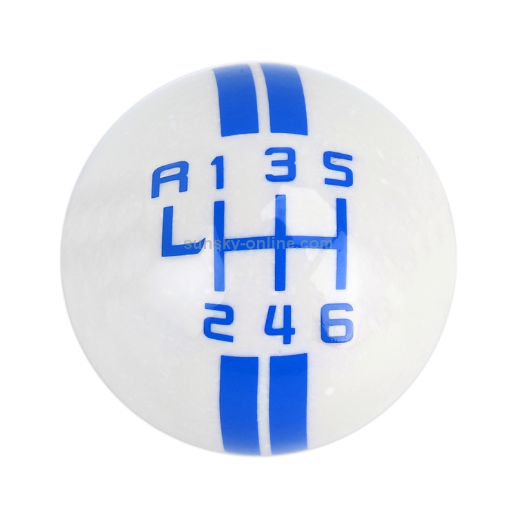Universal Vehicle Ball Shape Modified Resin Shifter Manual 6-Speed Left ...