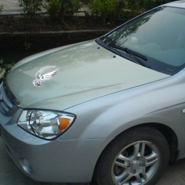 Car Sticker 3D Eagle Emblem Feather Car Front Cover Plastic Hood ...