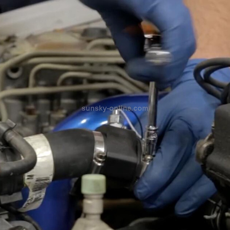 Ryanstar Racing 자동차 수온 측정기 온도 게이지 혼다 용 조인트 파이프 라디에이터 센서 어댑터 클램프 크기 40mm