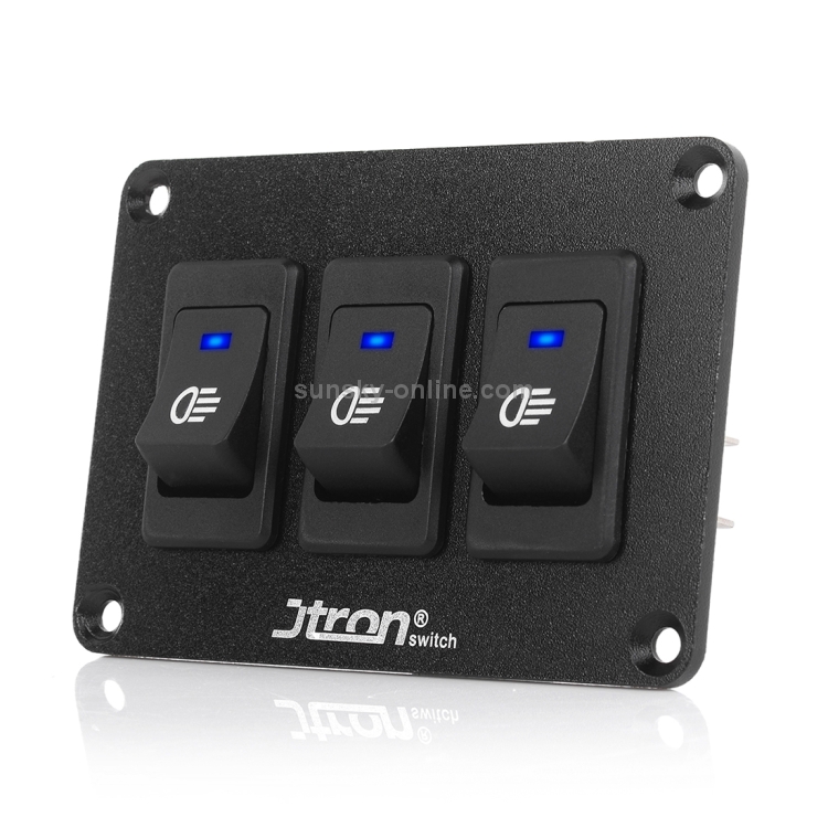 Jtron 12V 30A Fog Light Switch Panel with LED Indicator for Car RV ...