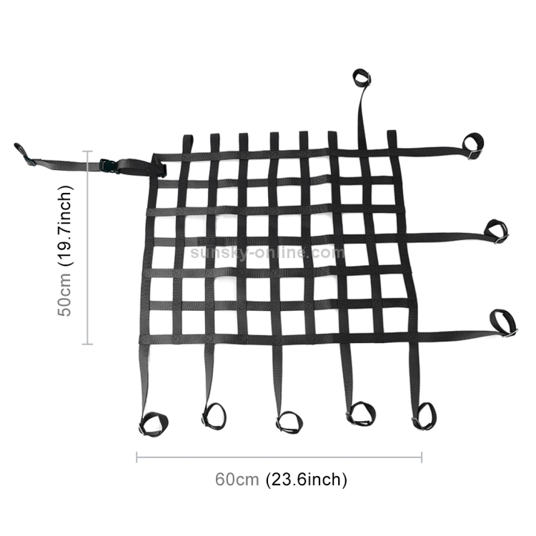 Universal Nylon Car Window Net Car Rally Racing Safety Collision Mesh ...