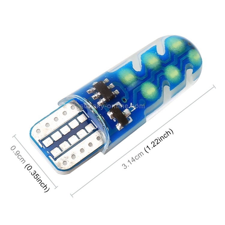 2 PCS T10 DC12V / 1.5W Car Strobe Clearance Light with COB Lamp Beads ...