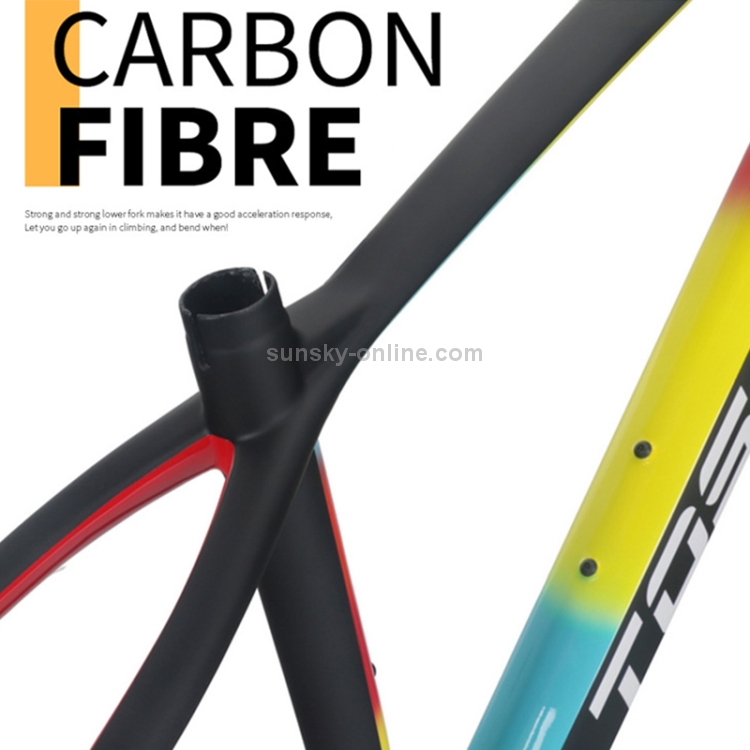 TOSEEK MTB Mountain Bike Frame Full Suspension T800 Carbon Fiber ...