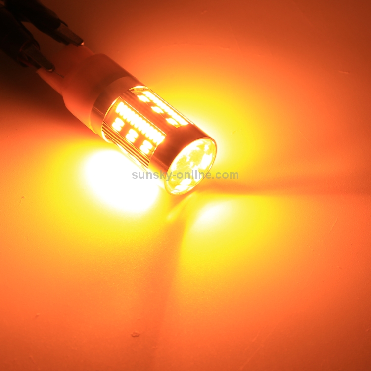 2 PCS T20 / 7440 DC12-24V 21W ไฟเลี้ยวรถ 105LEDs หลอดไฟ SMD-4014 พร้อม ...