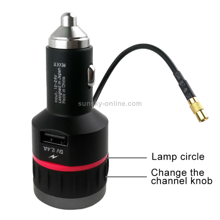 Car DAB Digital Radio Receiver Bluetooth FM Transmitter with Car Charger