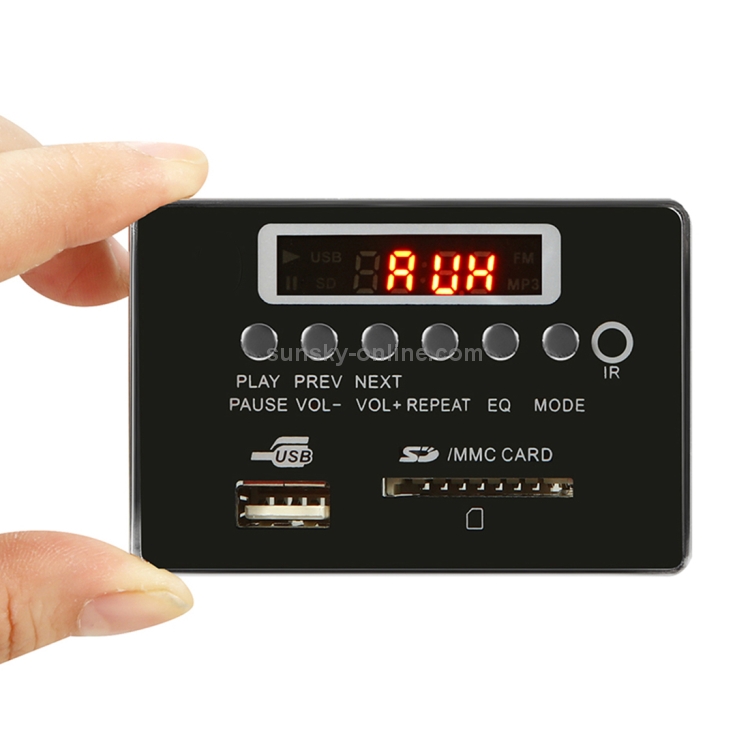 Car 12V Audio MP3 Player Decoder Board FM Radio SD Card USB AUX, with ...