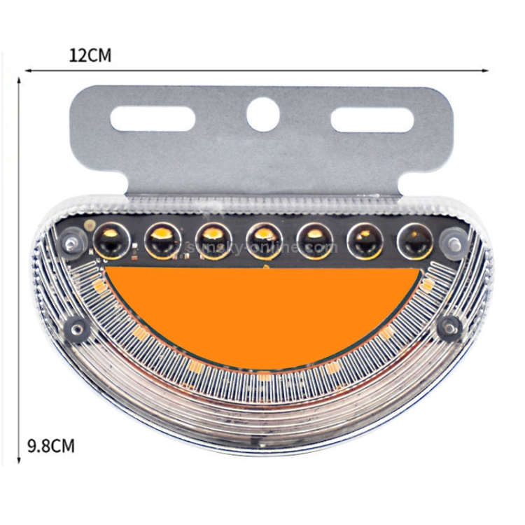 24V Truck / Bus Dynamic Blinker Flowing Water Side Light Waterproof ...