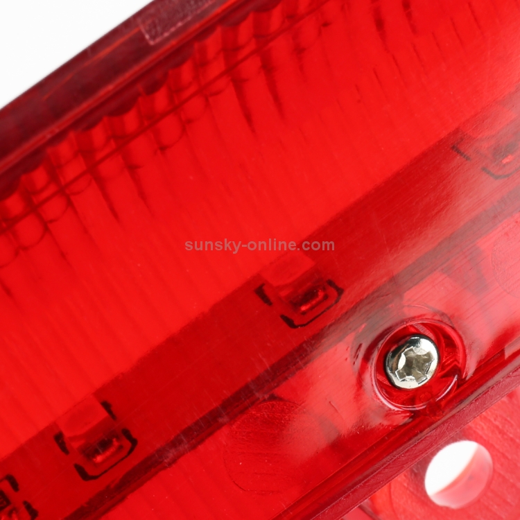 DC 12V 2W Red Light Car Rear Windshield Brake Light