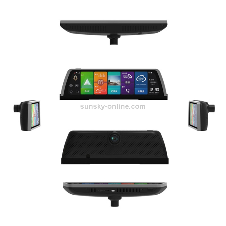 V900 1080P 10 inch ADAS Dual-recording Starlight Night Vision Driving ...