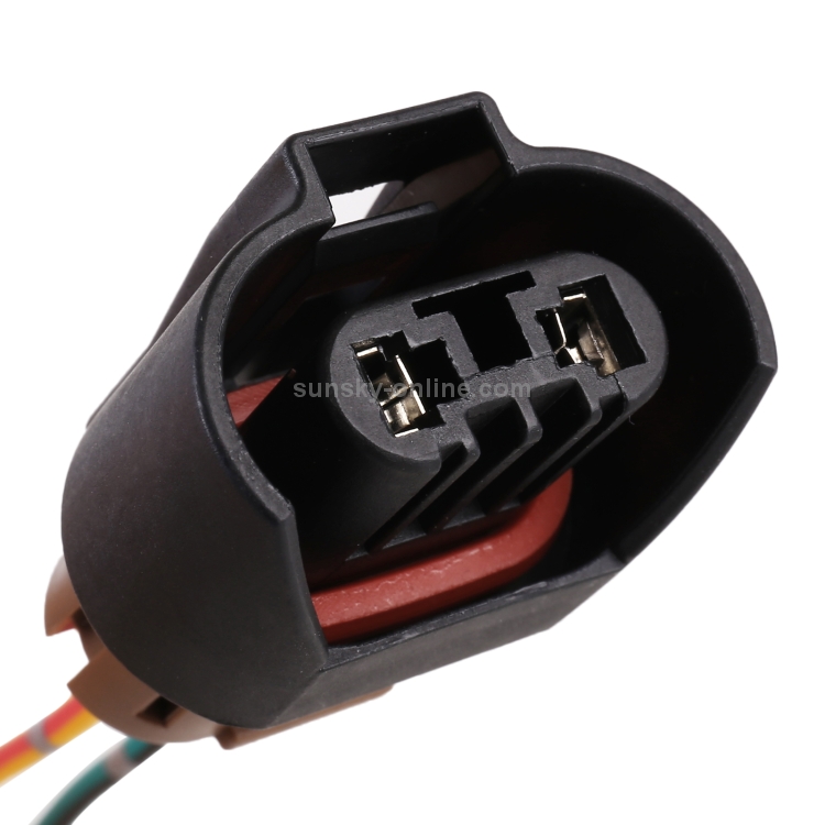 SUNSKY - 1 Pair 9005 Bulb Holder Base Female Socket with Cable for Toyota