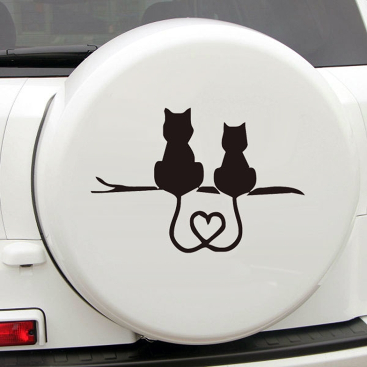 20 PCS Car Body Bumper Cat Vinyl Decal Window Sticker, Size: 17.8x10 ...