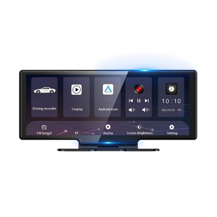 T30 Car Center Console 2.5K HD 2-recording Bluetooth Driving Recorder ...