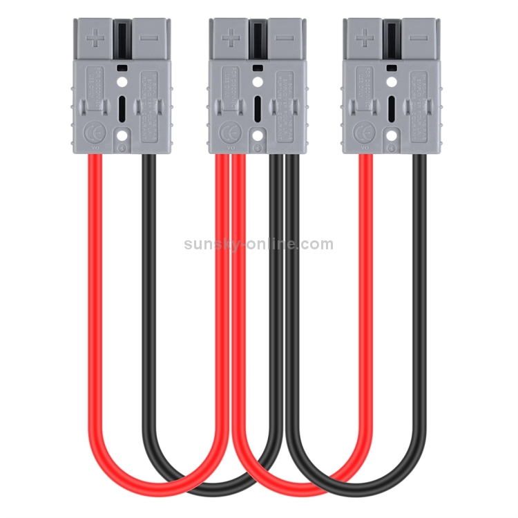 50a 600v 배터리 충전기 배터리 빠른 분리 플러그 트레일러 윈치 커넥터 1ft 케이블 포함 1 라운드 2
