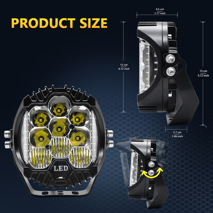 5인치 29W 3면 점멸 LED 작업등(백색등)