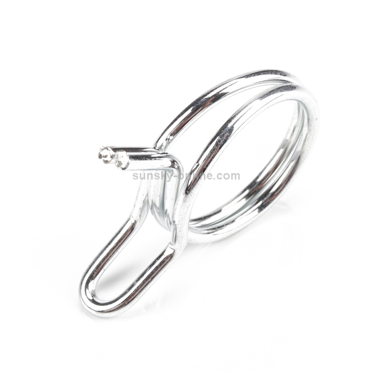 100 PCS Double Wire Spring Tube Clamp แคลมป์ท่อน้ำขนาด 7-24 มม