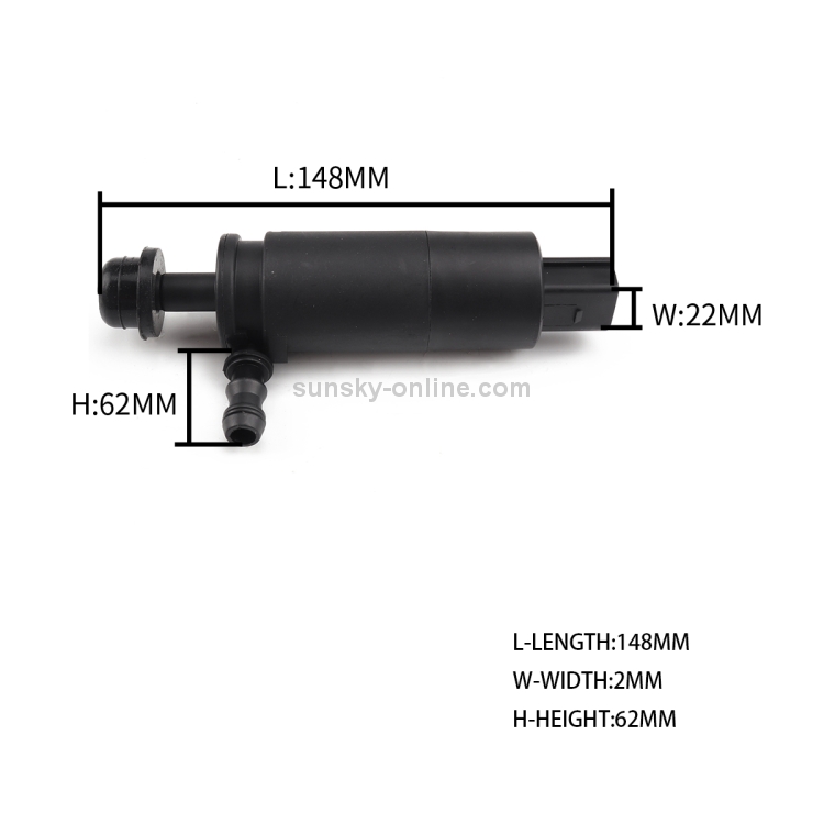 เครื่องซักผ้ากระจกหน้ารถที่ปัดน้ำฝนเครื่องซักผ้าปั๊ม 13264299 สำหรับ ...