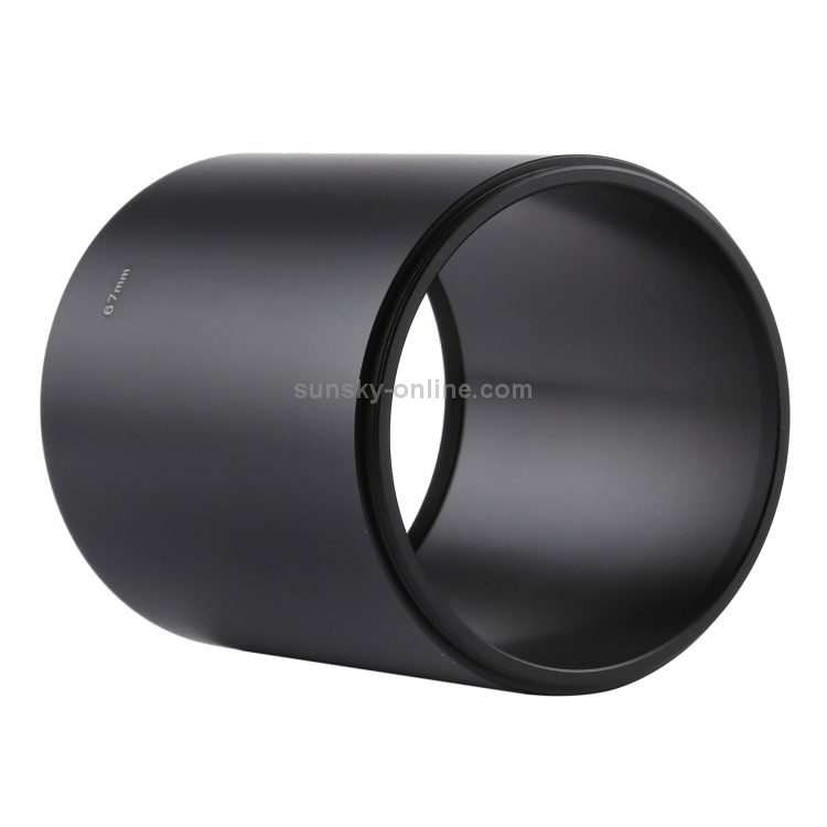 67mm Thread Type Straight Tube Full Metal Lens Hood Shade for Medium ...