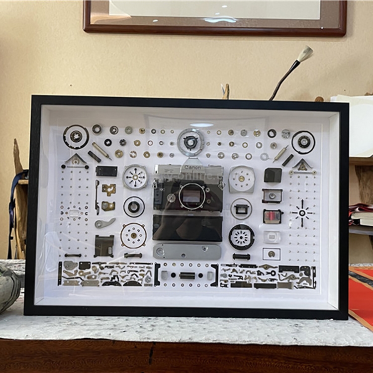 Non-Working Display 3D Mechanical Film Camera Square Photo Frame ...