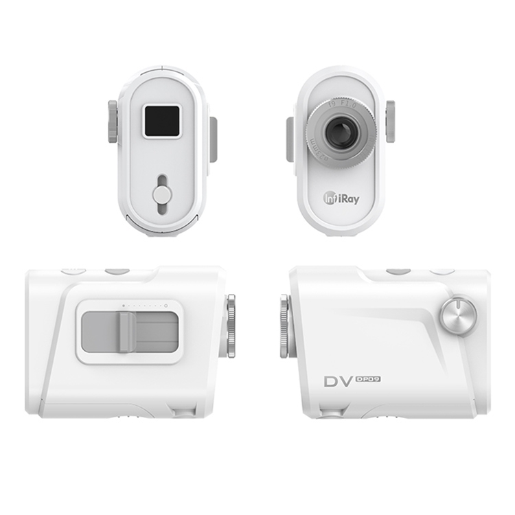 Infiray DP09 적외선 열 이미지 야간 시력 카메라 DV 열 단안 (흰색)