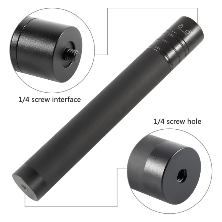 BEXIN P275A Aluminum Alloy Extension Pole Selfie Stick Extender, Length ...