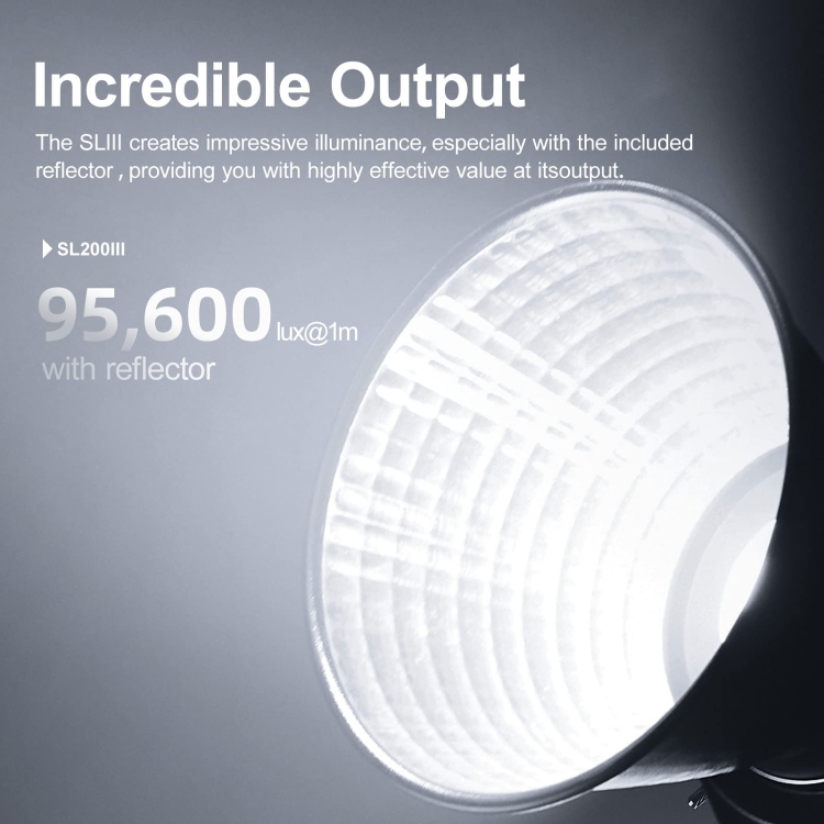 Godox SL200III 215W ไฟ LED 5600K Daylight Video Flash Light (ปลั๊ก US)