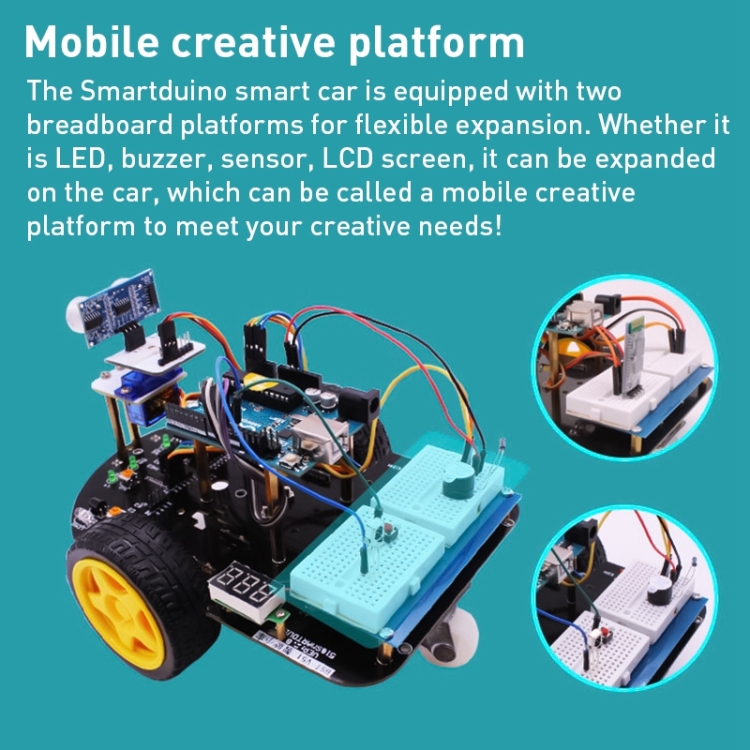 Yahboom Bluetooth Version Arduino Smart Robot Car Bitbot Foreign Version
