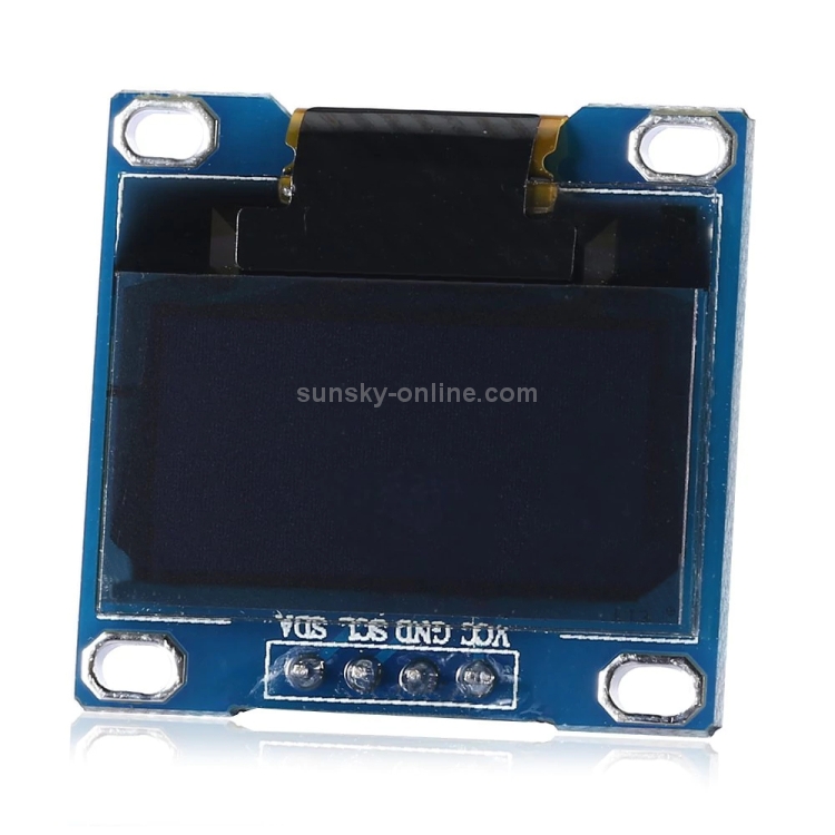 Módulo OLED 0,96" para Arduino, color de fuente de pantalla azul