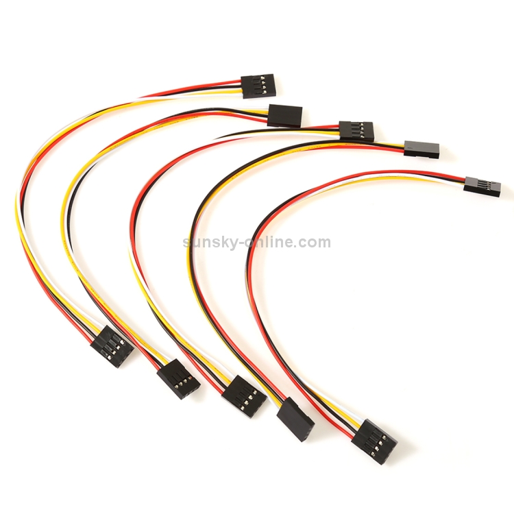 5 PCS 4 Pin Jumper Cable Female to Female Dupont Wire สำหรับ Arduino