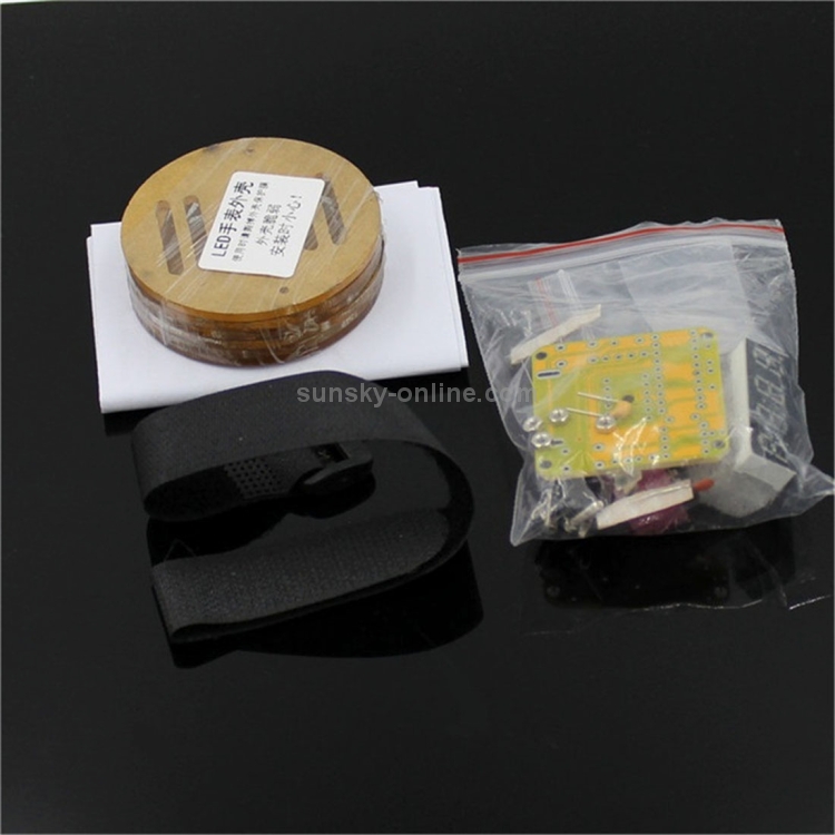 WH - 0001 DIY Digital Watch Kit 4-digit 7-segment Display / Singlechip ...