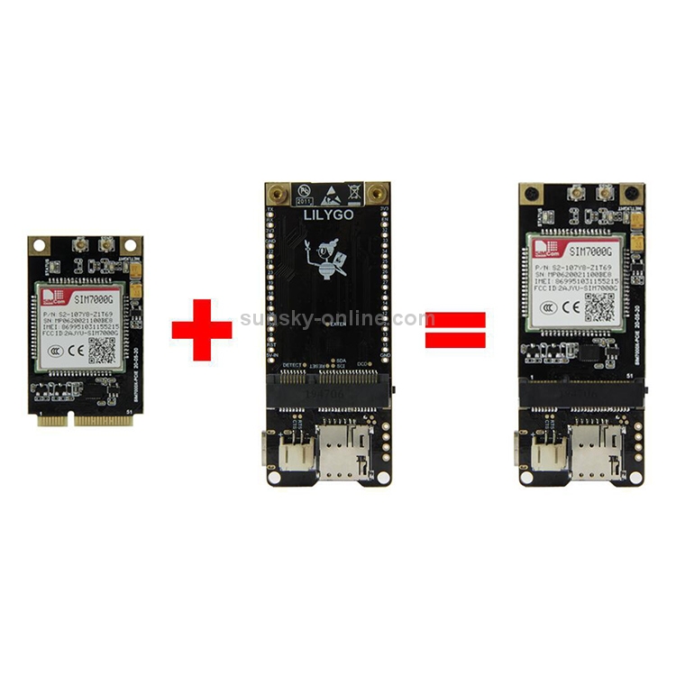 TTGO T-PCIE ESP32-WROVER-B AXP192 Chip WiFi Bluetooth Nano Card SIM Series Module Hardware ...