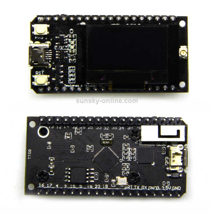 TTGO LORA32 ESP32 LoRa OLED 0.96 inch Blue Screen Bluetooth WIFI 868MHz ...