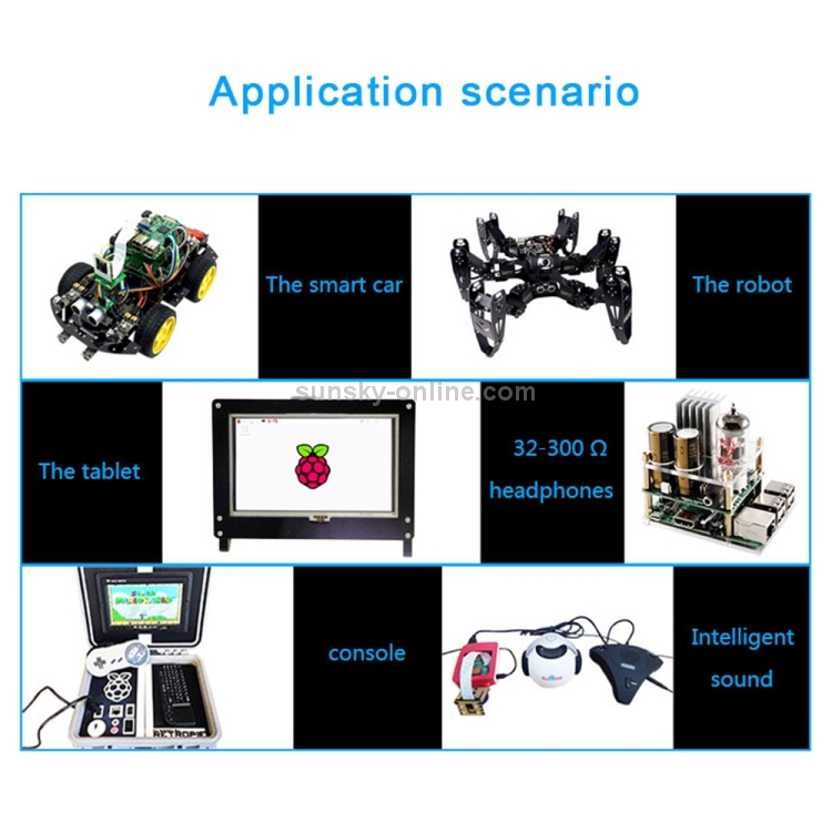 LANDZO Original 1GB HDMI / RCA Output, 4 x USB 2.0 Raspberry Pi 3 Model ...