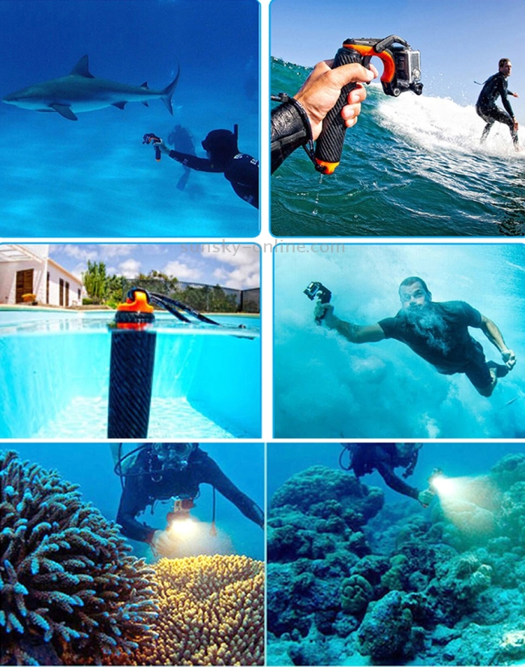 4 in 1 Shutter Trigger + Floating Hand Grip Diving Buoyancy Stick ...