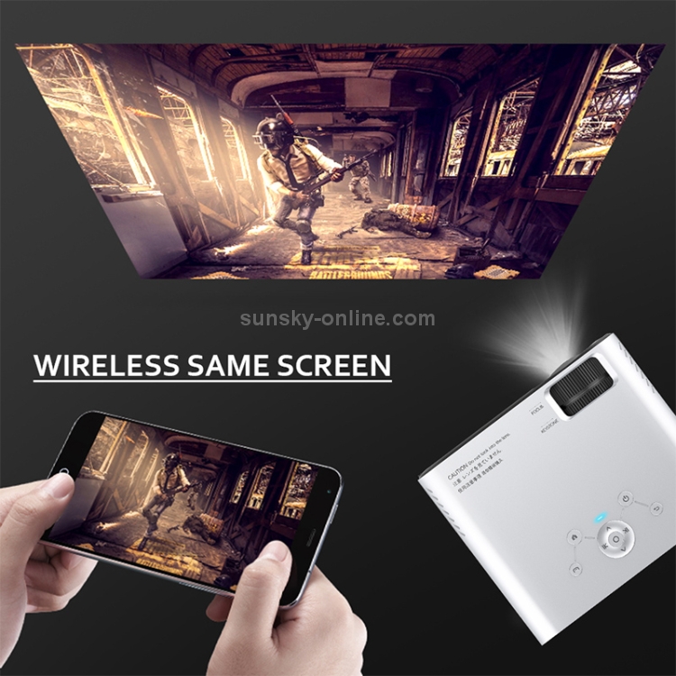 E450 1280x720P 120 ANSI Lumens Portable Home Theater LED HD Digital ...