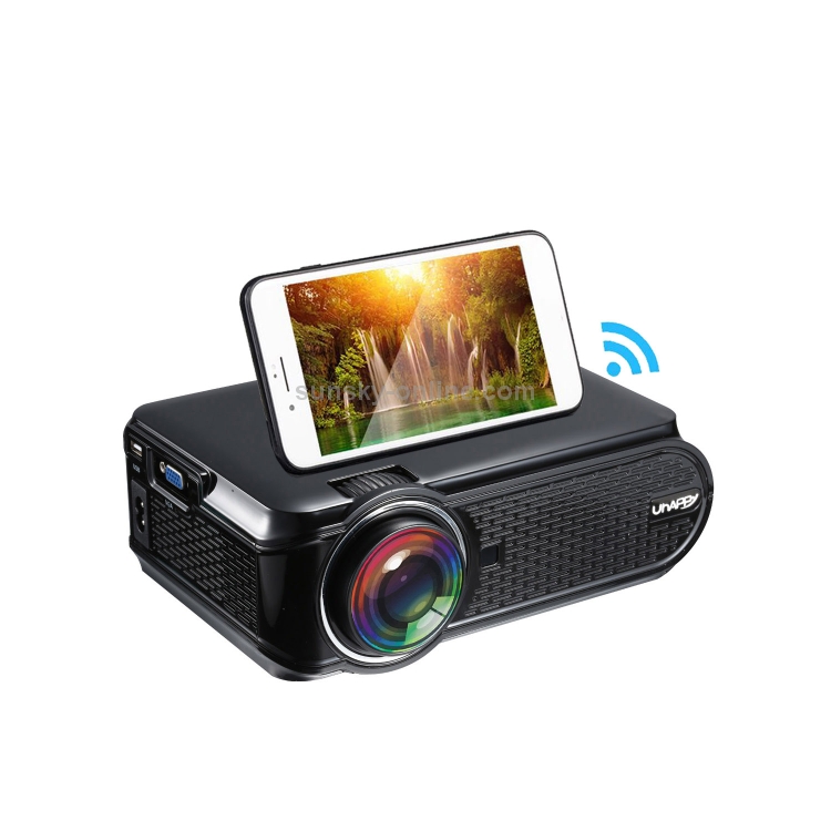 UHAPPY U90 LED Screen Wireless Sync Display 1080P HD Mini Projector ...