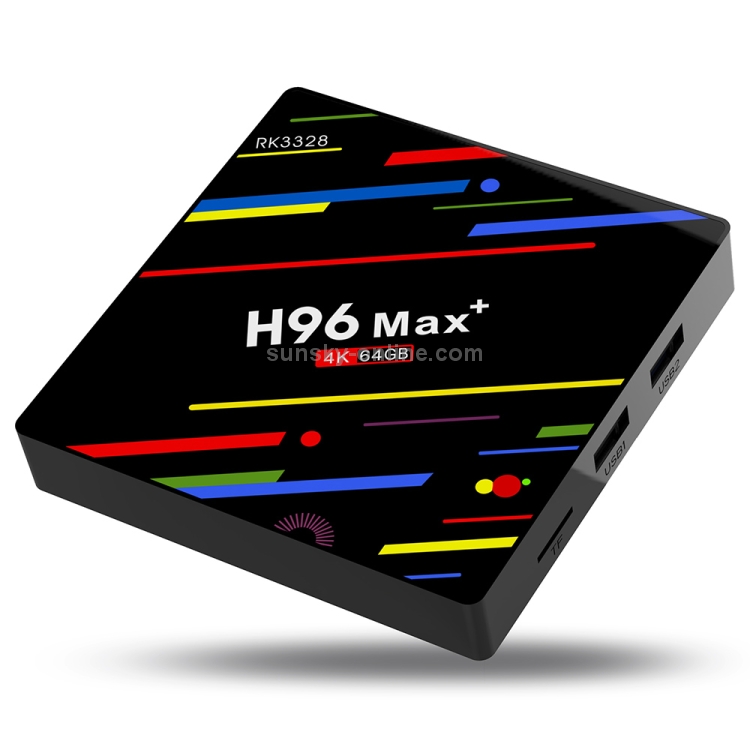 H96 Max+ 4K Ultra HD LED Display Media Player Smart TV Box with Remote ...