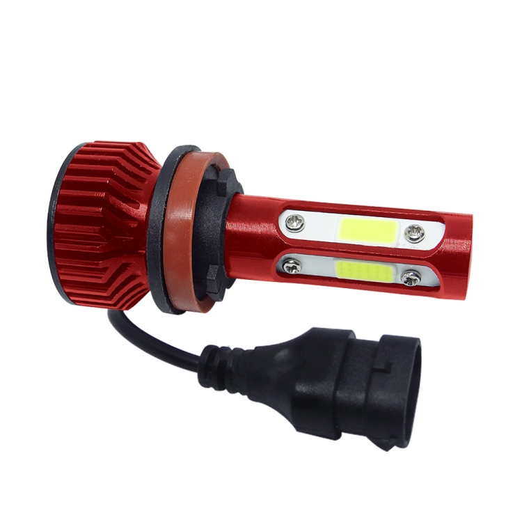 V4 H8 / H9 / H11 2 PCS DC9-36V 22W 2500LM 8000K Ice Blue Light IP68 Car ...