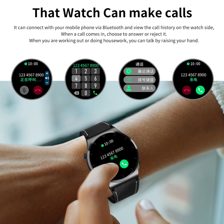 M99 1.28 inch Round Screen IP67 Waterproof Smart Watch, Support ...