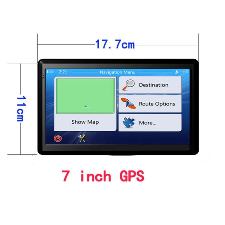 X20 7 inch Car GPS Navigator 8G+256M Capacitive Screen Bluetooth ...