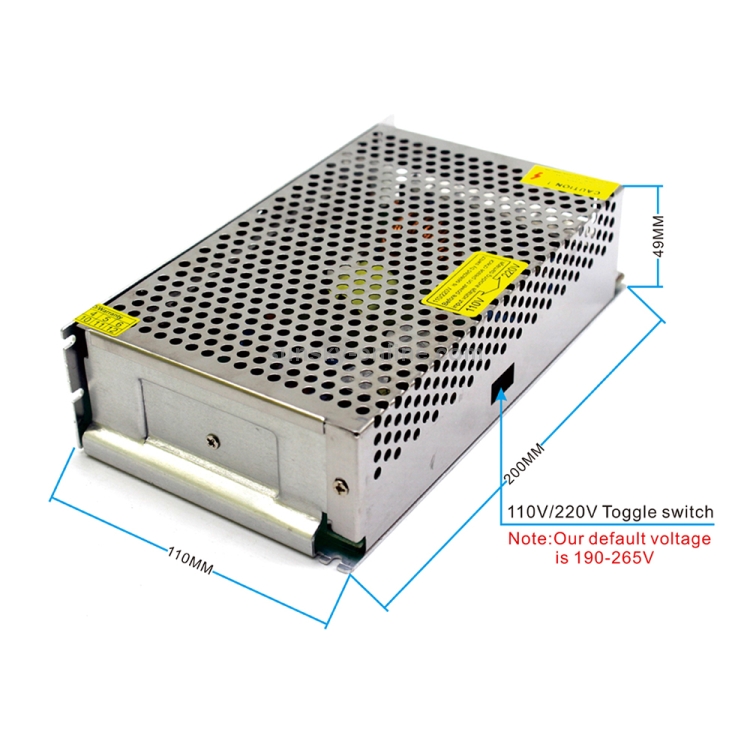 S-240-12 DC12V 20A 240W ALIMENTATION DE COMMUTATION RÉGOISÉE DE LED ...