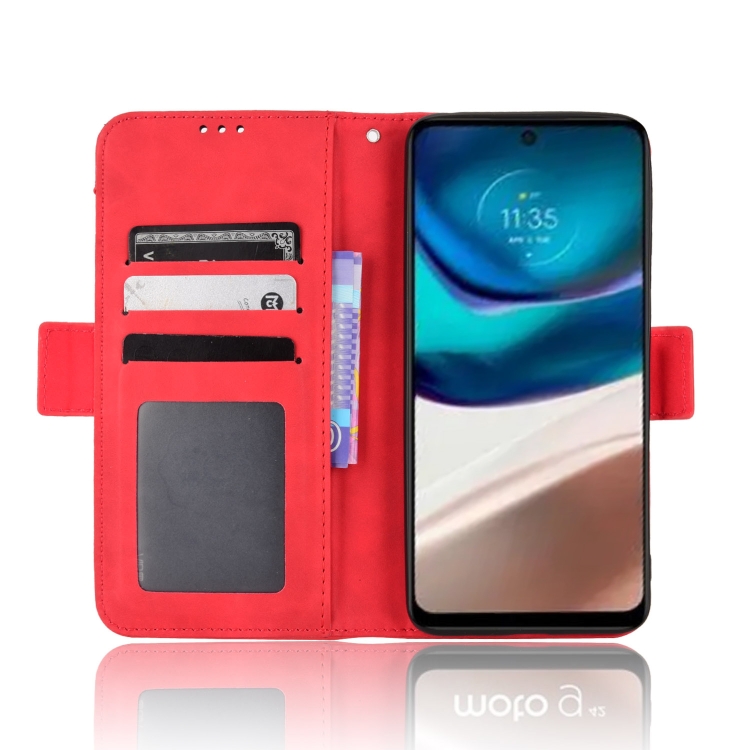 Capa de couro para celular Motorola Moto G42 Skin Feel textura de ...