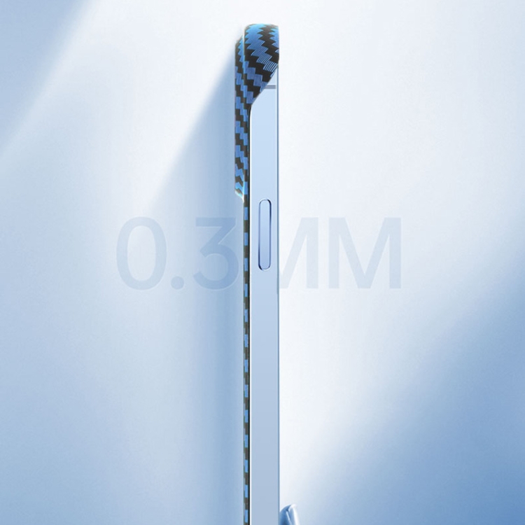 Capa magnética MagSafe com textura de fibra de carbono sem aro para ...