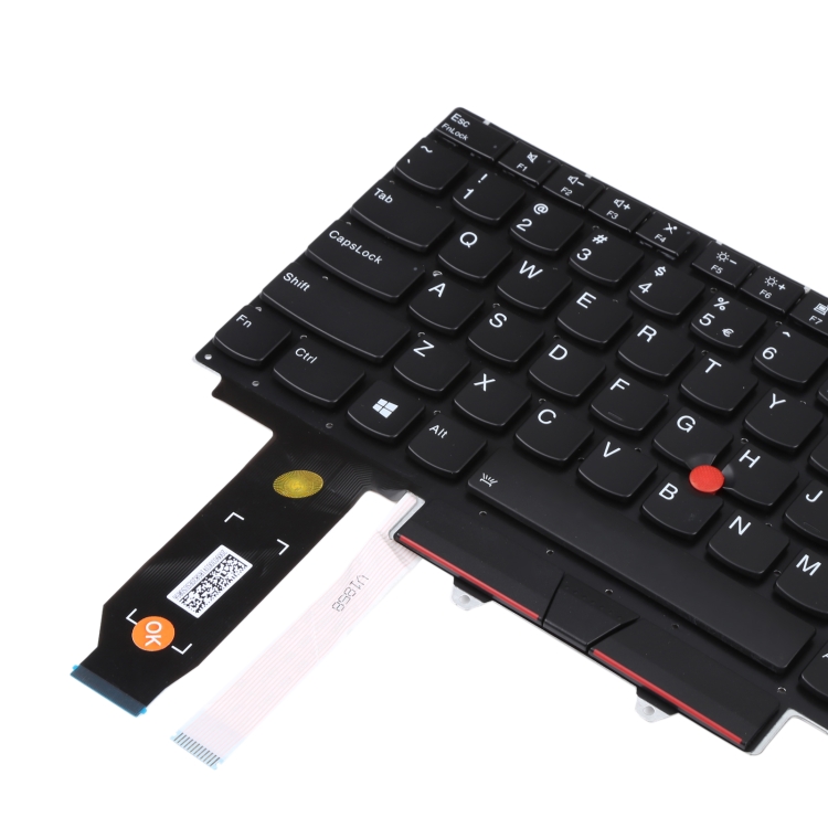 US Version Keyboard with Backlight and Pointing For Lenovo Thinkpad E15 ...