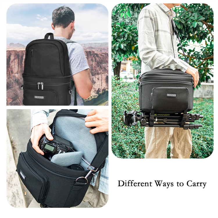 CADeN D30 Detachable Dual Uses Professional SLR Camera Backpack ...