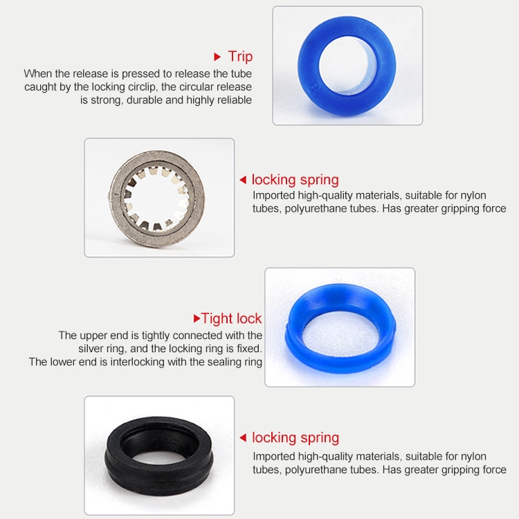 PL4-01 LAIZE 10pcs Male Thread Elbow Pneumatic Quick Fitting Connector