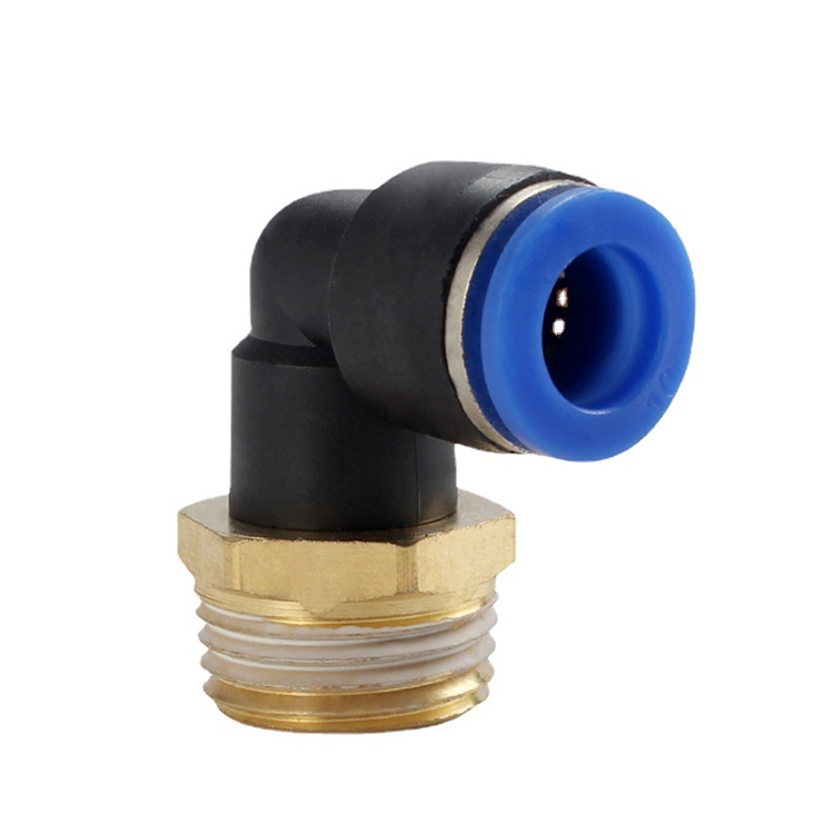 PL16-04 LAIZE Male Thread Elbow Pneumatic Quick Fitting Connector