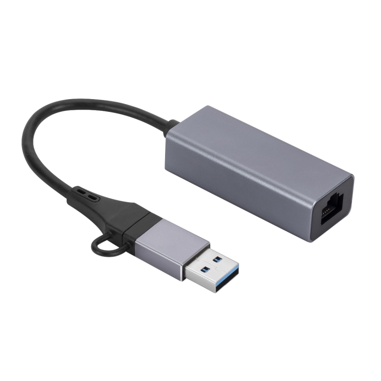 SL-017 USB3.0 Gigabit Network Type-C to Network Port USB HUB