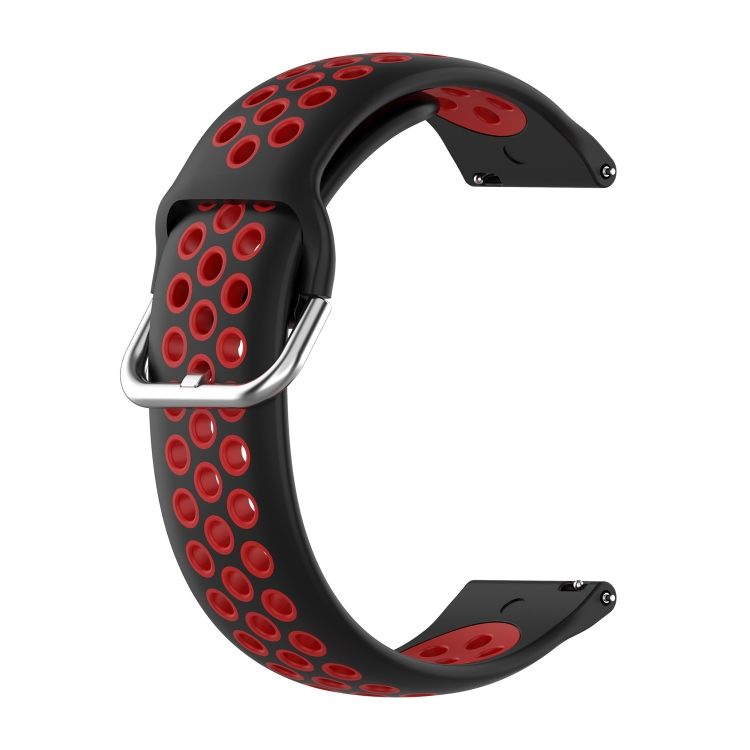For Galaxy Watch Active2 / Active 20mm Clasp Two Color Sport Watch Band ...